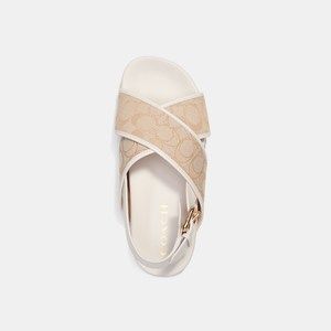 Coach | Shoes | Nwt Coach Outlet Adora Sandal In Signature Jacquard ...